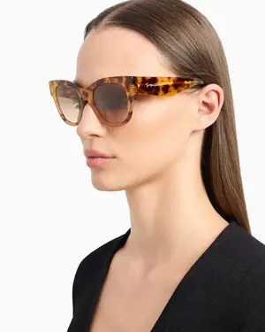 Giorgio Armani Square Sunglasses - Brown