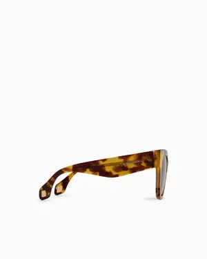 Giorgio Armani Square Sunglasses - Brown