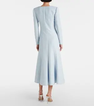 Roland Mouret Jacquard Midi Dress