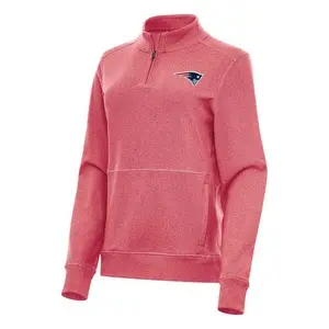 ANTIGUA Quarter-zip Jacket - Heather Red