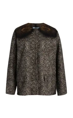 Prada Trompe-l'oeil Caban Jacket