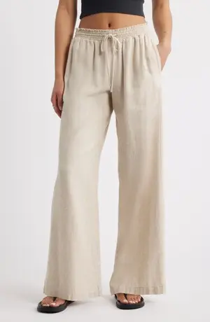 Women's Linen Beach Pants