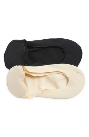 Hue Heelbliss Cushioned No-show Socks 2-pack - Asst