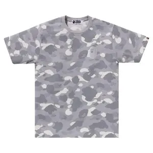 A BATHING APE City Camo Large Ape Head Tee - Grey