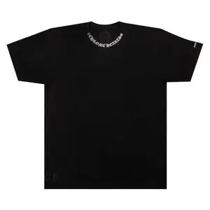 Chrome Hearts Neck Logo T-shirt - Black