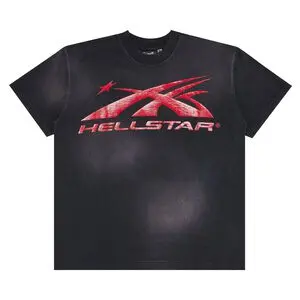 HELLSTAR Gel Sport Logo T-shirt /red - Black