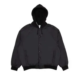 Supreme Hooded Stadium Jacket - Black