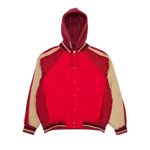 Supreme Hooded Stadium Jacket - Red