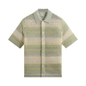 Kith Thompson Crochet Button Down Shirt 'breath - Multicolor