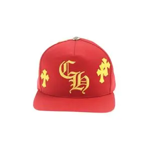 Chrome Hearts Cross Patch Cap - Red
