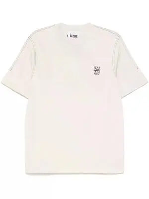 Izzue Logo-embroidered T-shirt