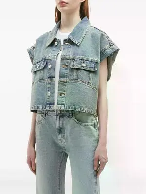 B+AB Short-sleeve Denim Jacket