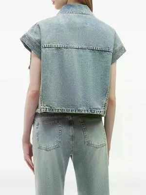 B+AB Short-sleeve Denim Jacket