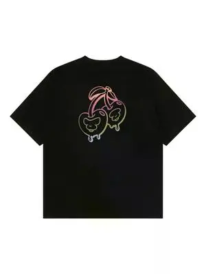 A BATHING APE Aape * Cherry-print T-shirt - Black