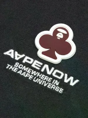 AAPE BY *A BATHING APE Moonface Clover T-shirt - Black