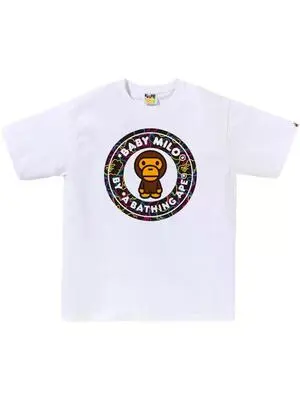 A BATHING APE Baby Milo T-shirt - White