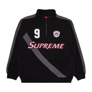 Supreme Half Zip Sweatshirt - Black