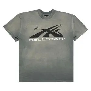 HELLSTAR Gel Sport Logo T-shirt - Grey