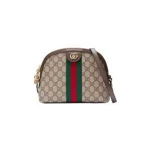 Gucci Ophidia Gg Supreme Small Shoulder Bag - Tan