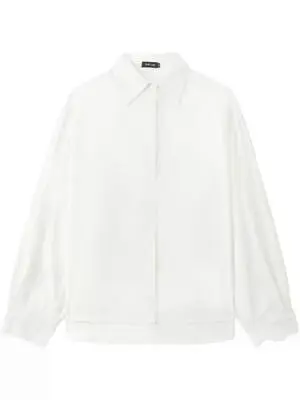 TOUT A COUP Lace-cuffs Shirt - Neutrals