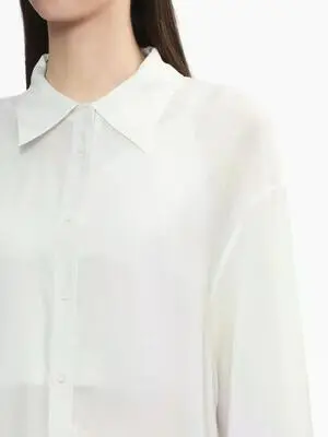 TOUT A COUP Lace-cuffs Shirt - Neutrals