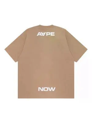 AAPE BY *A BATHING APE Moonface Clover T-shirt - Neutrals