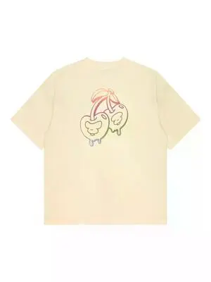 A BATHING APE Aape * Cherry-print T-shirt - Neutrals
