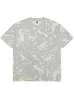 AAPE BY *A BATHING APE Camouflage-print T-shirt - Grey