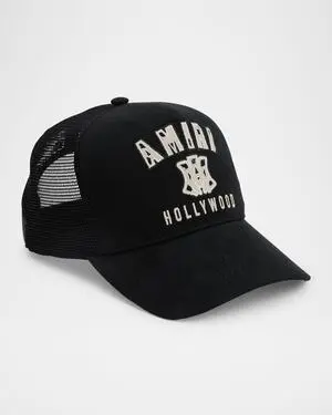Amiri Stacked Bones Trucker Hat - Black