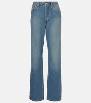 RE/DONE 90s High-rise Straight Leg Jeans