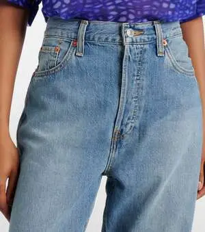 RE/DONE 90s High-rise Straight Leg Jeans
