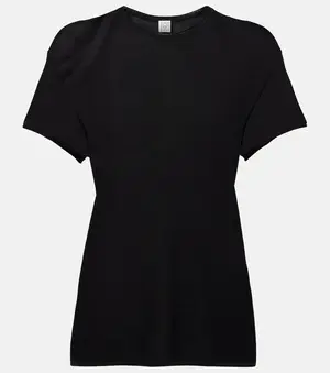 TOTEME Knitted Silk T-shirt