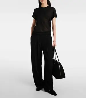 TOTEME Knitted Silk T-shirt