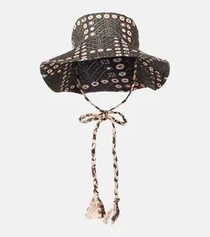 Isabel Marant Étoile Delya Denim Bucket Hat - Black