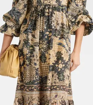 Ulla Johnson Natilda Gathered Cotton-blend Maxi Dress