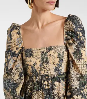 Ulla Johnson Natilda Gathered Cotton-blend Maxi Dress