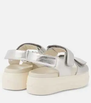 Hogan H680 Leather Sandals