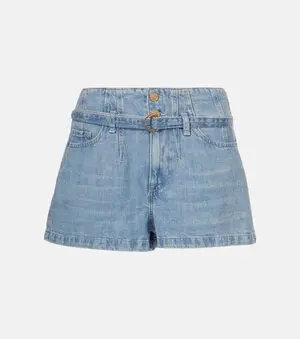 7 For All Mankind Belted Shorts For Women