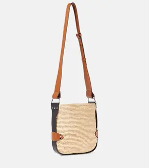 Isabel Marant Étoile Bayia Mini Raffia Shoulder Bag