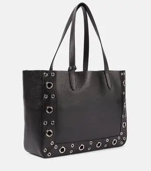 Valentino Garavani Medium Studded Leather Shopper - Black