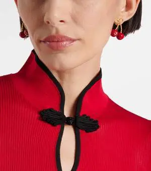 Valentino Garavani Chez Cherryfic Earrings - Red