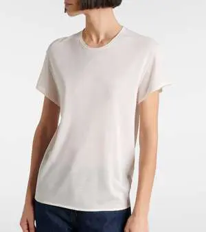 TOTEME Knitted Silk T-shirt