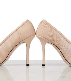 JIMMY CHOO Lotta 100 Tulle Pumps