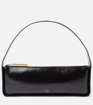 Khaite Lori Leather Shoulder Bag - Black