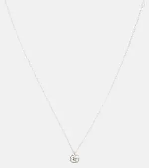 Gucci Gg Marmont Sterling Pendant Necklace - Silver