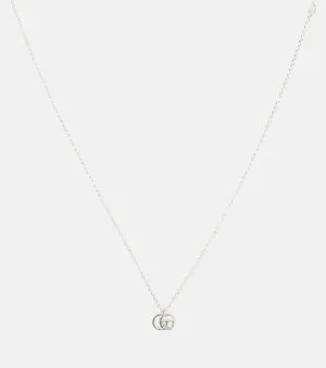 Gucci Gg Marmont Sterling Pendant Necklace - Silver