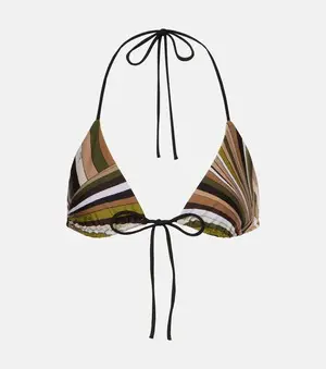 Emilio Pucci Printed Bikini Top