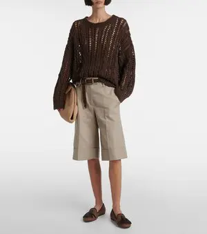 Brunello Cucinelli Monili Woven Loafers
