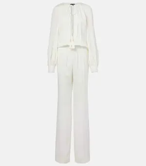 TOM FORD Crêpe Cady Jumpsuit - White