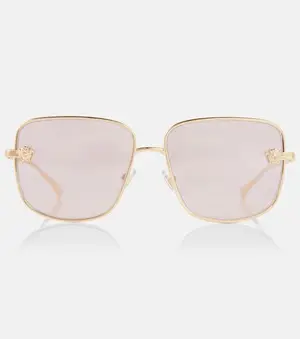Versace Medusa Square Sunglasses - Gold